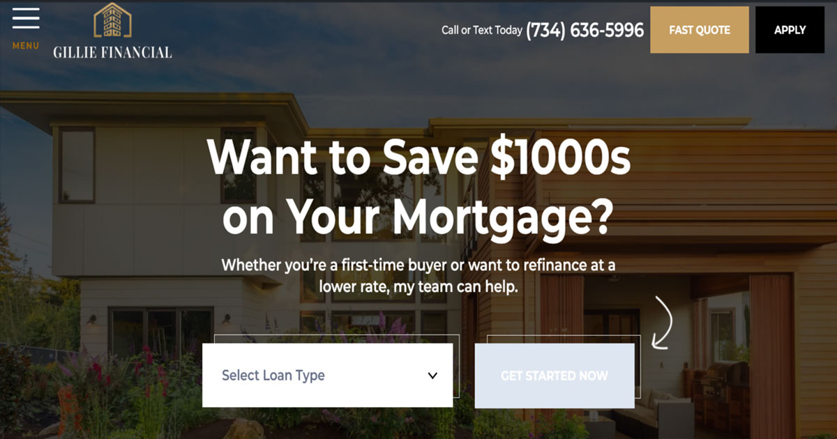 Secure Application - Mortgage Broker | Gillie Financial